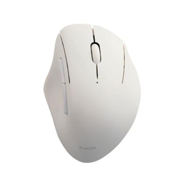 エレコム USB無線/Bluetoothマウス（SHELLPHAシェルファ） M-SH20MBSKXWH ホワイト・無線2.4GHz + Bluetooth 接続タイプ・5ボタン・Mサイズ