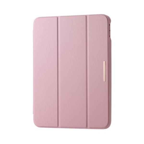 エレコム iPad(A16) iPad 第10世代用 フラップケース TB-A24RWVJM3PN ピンク【数量限定・未開封店頭在庫】・上品なサフィアーノ調レザーにゴールドパーツが上品になじむ、&amp;meシリーズ・TPU素材とポリカーボ...