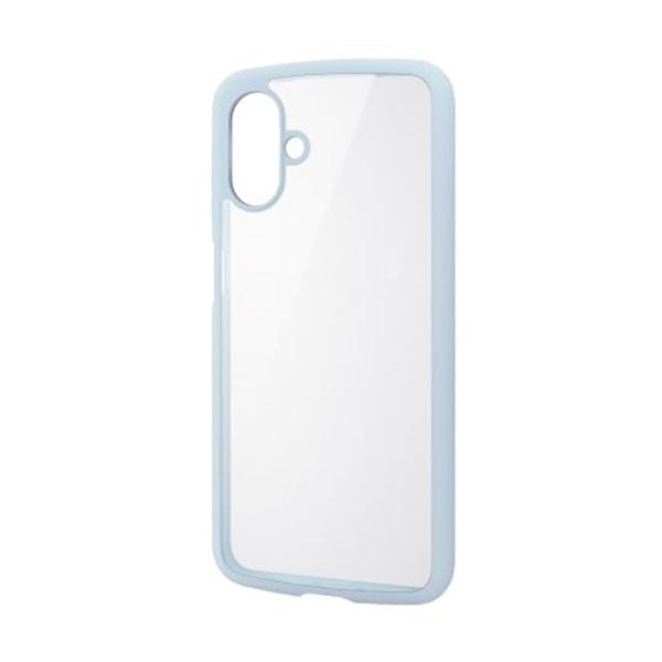 エレコム Galaxy A25 5G対応 ハイブリッドケース PM-G253TSLFCBU ライトブルー・高硬度×衝撃に強い・独自設計のエアークッションが衝撃を吸収・面には高硬度のポリカーボネートを採用した、TOUGH SLIM LITEケース