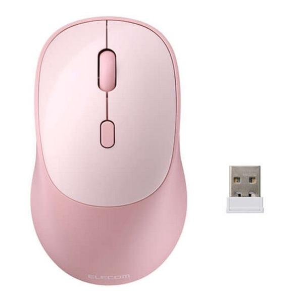 エレコム USB無線/Bluetoothマウス（OSMOD　オスモッド ） M-MY20MBSPN ピンク・シンプルで使いやすい・無線2.4GHz接続とBluetooth接続の両方に対応・4ボタン（Mサイズ）