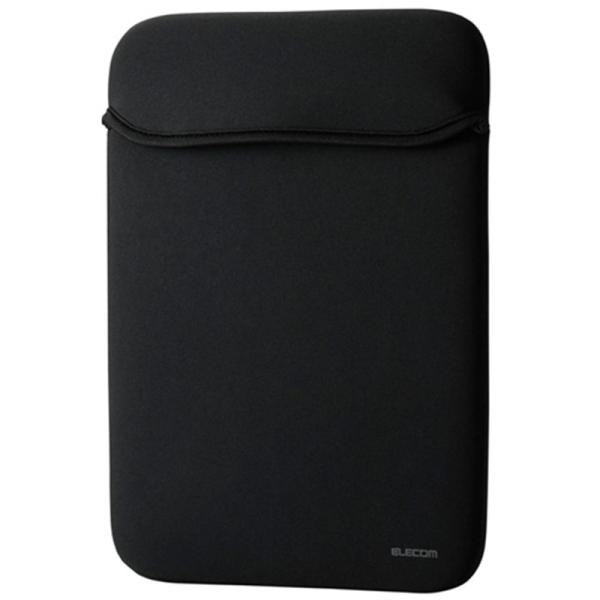 エレコム ノートパソコン用インナーバッグ/〜13.3インチ/スリップイン BM-IBTHNPV13BK ブラック・パソコン本体に無駄なくフィット・伸縮性とクッション性を兼ね備えた撥水素材を採用・ポケットを省いたシンプルかつスリムな設計