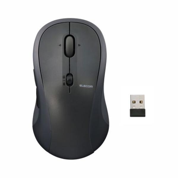 エレコム Bluetoothワイヤレスマウス（OSMOD オスモッド） M-MY40MBSBK ブラックお取寄せの場合の納期目安：3月中旬以降（2/20現在）・シンプルな左右対称形状・2台接続可能なマルチペアリング機能搭載・チルトホイール搭...