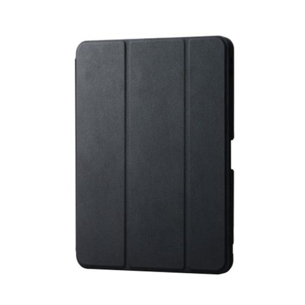 エレコム 11インチiPad Air(M3/M2)対応 フラップケース TB-A25MSABK ・ハニカム構造採用で傷や衝撃を和らげる・傷や汚れが付きにくい合成皮革素材使用・フリーアングルタイプ