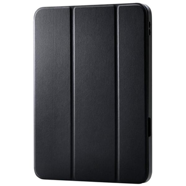エレコム iPad(A16) フラップケース 衝撃吸収 Pencil収納 スリープ対応 TB-A25RSABK ブラックお取寄せの場合の納期目安：5月中旬以降（4/9現在）・弾力性と硬さをあわせ持つTPU素材に加え、衝撃吸収を強化するハニカ...