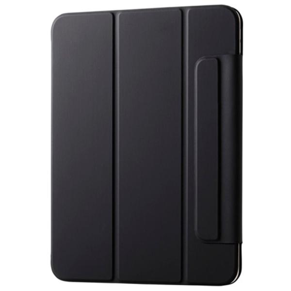 エレコム iPad(A16) フラップケース TB-A25RWVPF2BK ブラック・薄型マグネット着脱・用途に合わせて選べる角度・ケースを装着したまま各種操作可能