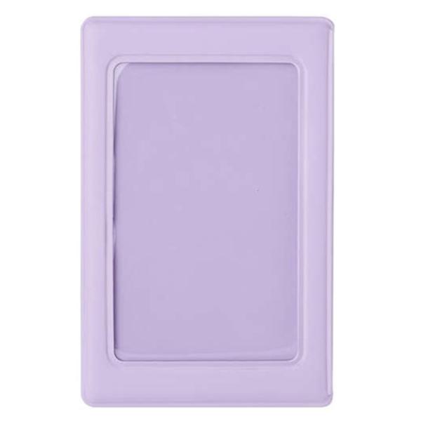 エレコム instax(チェキ)mini film用 マグネットフォトフレーム IC-PCMGPU パープル・お気に入りのチェキをいつでも一緒に持ち歩けるフォトフレーム・instax miniで撮ったチェキを収納でき、傷や汚れから守ってくれ...