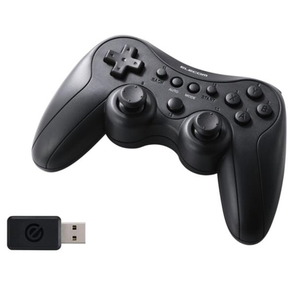 【発売日：2026年05月21日】エレコム ELECOM GAMING 無線 スタンダード ゲームパッド GP40S JC-GP40SBK ・フル充電で最大16時間使える！充電式ワイヤレスゲームパッドです。・十字ボタンが操作しやすいストレー...