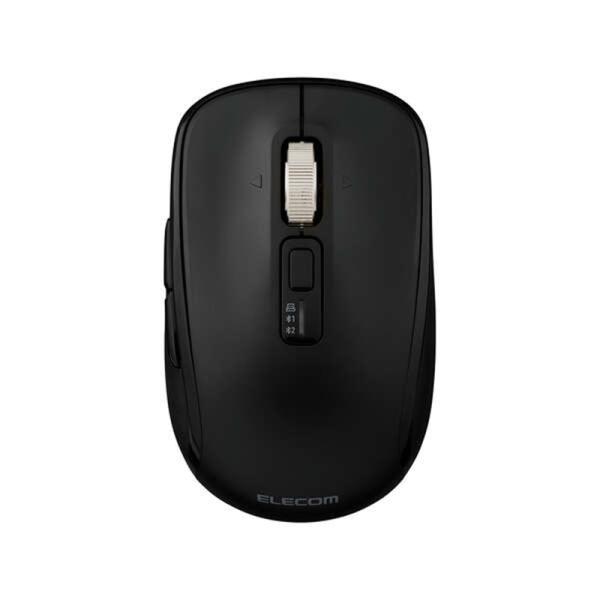 エレコム OSMOD 8 USB無線/Bluetoothマウス[チルト付8ボタンMサイズ] M-MY50MBSBK ブラック・スマート高速スクロール×8ボタン搭載・最大3台接続可能な“マルチペアリング機能”・無線2.4GHz、Bluetoo...