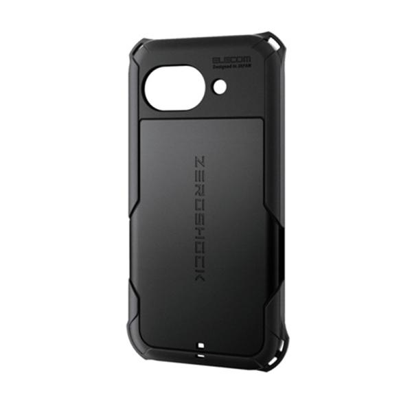 エレコム Google Pixel 10a用 ZEROSHOCK ケース 極限 PM-P261ZEROKBK ブラック・あらゆる部位を徹底的にカバーする極限保護設計・端末を衝撃から守る衝撃吸収構造・カメラレンズ保護設計