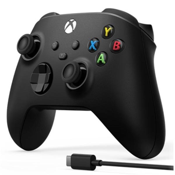 Microsoft（マイクロソフト） Xbox ワイヤレス コントローラー + USB-C ケーブル EP2-29945 ・テクスチャ加工を施したトリガー グリップ・ボタン マッピング・Bluetooth テクノロジ I USB-C ケーブル