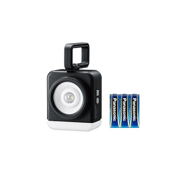 【発売日：2018年06月20日】Panasonic（パナソニック） ＬＥＤ懐中電灯　強力マルチライト（角型ランプ） BF-MK10K-K（ブリスターパッケージ） 黒【数量限定・未開封店頭在庫】・コンパクトでレトロ調デザイン・強力ライト・ラ...