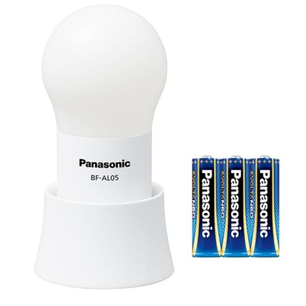 【発売日：2019年10月31日】Panasonic（パナソニック） ＬＥＤランタン（エボルタＮＥＯ付き） BF-AL05N-W ホワイト・ランタンまたは懐中電灯として使用可能な２ＷＡＹ仕様・明るさの強弱切替可能・広角に照射し、枕元灯から暗...