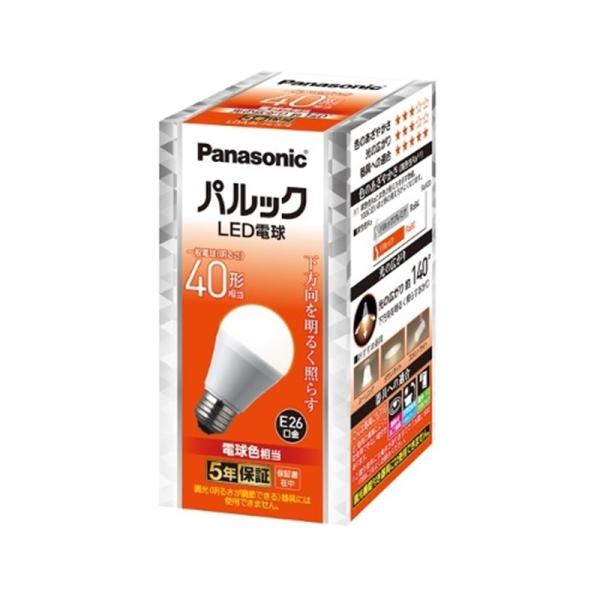 【発売日：2021年10月21日】Panasonic（パナソニック） パルック LED電球 4.4W LDA4LHS4 電球色相当　40W形相当/E26口金お取寄せの場合の納期目安：4月上旬以降（2/27現在）・ダウンライト・スポットライト...