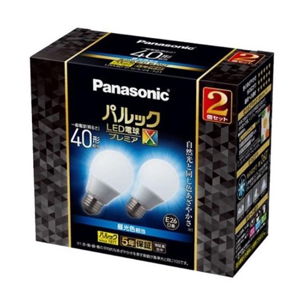 【発売日：2023年04月01日】Panasonic（パナソニック） パルック LED電球 プレミアX 4.4W　2個入（昼光色相当） LDA4DDGSZ4F2T 40W形相当/E26口金・自然光と同じ色あざやかさ（演色性Ra90）・勉強や...