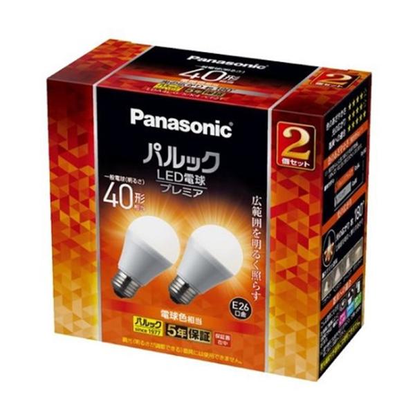 【発売日：2023年04月01日】Panasonic（パナソニック） パルック LED電球 プレミア 4.4W 2個入（電球色相当） LDA4LGSK4CF2T 40W形相当/E26口金お取寄せの場合の納期目安：3月下旬以降（2/27現在）...