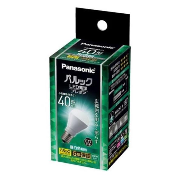 【発売日：2023年04月01日】Panasonic（パナソニック） パルック LED電球 プレミア 3.9W（昼白色相当）小形電球タイプ LDA4NGE17K40ESW2F 40形相当/E17口金・ミニクリプトン電球同等サイズを実現・コン...