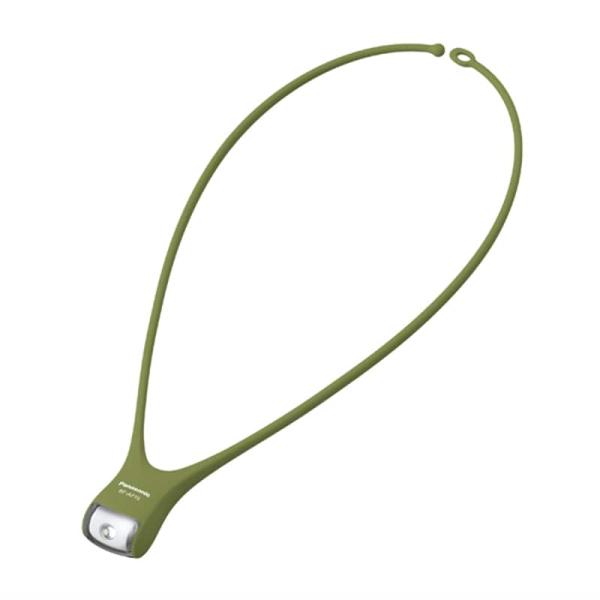 【発売日：2025年04月25日】Panasonic（パナソニック） ＬＥＤネックライト BF-AF15P-KG カーキグリーン・首にかけて両手が自由に使えるLEDライト・ワンポイントアイテムとして取り入れやすい、ニュアンスカラーを採用・軽...
