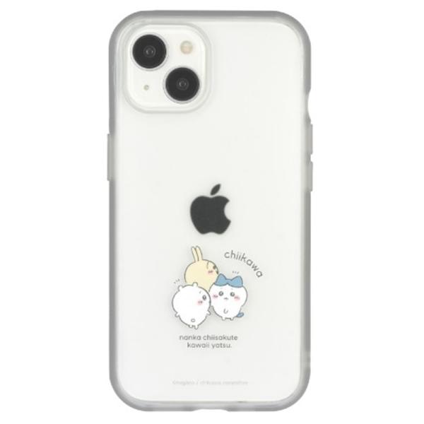 グルマンディーズ ちいかわ IIIIfit Clear iPhone15 / 14 / 13 対応 ケース CK-24C ふりかえり【数量限定・未開封店頭在庫】・PC+TPU一体成型のハイブリッド構造・耐衝撃タイプ・優れたグリップ感を実現