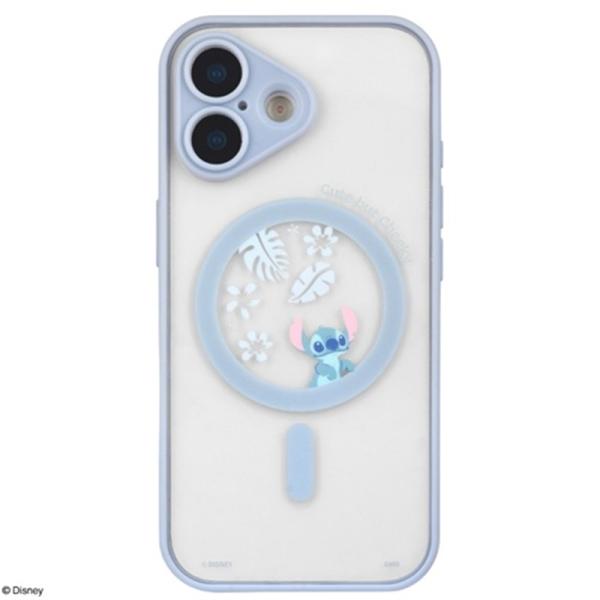 【発売日：2025年09月21日】グルマンディーズ ディズニーキャラクター ／ IIIIfit プランプフレーム iPhone17 MagSafe 対応 ケース DNG-299ST スティッチ・背面にはクリア素材を使用・ストラップホール、充...