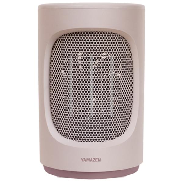 山善 ミニセラミックファンヒーター EDMF-T06(P) ピンク【数量限定・未開封店頭在庫】・速暖・コンパクトであらゆる空間で活躍・Power切替２段階・温風/送風切替