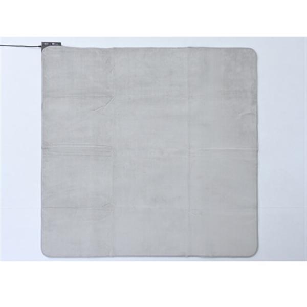 山善 カバー付きホットカーペット２畳 YZF-20(LGY) 【数量限定・未開封店頭在庫】・ダニ対策機能・6時間後切タイマー・暖房面切替機能付き(全面/左面/右面)