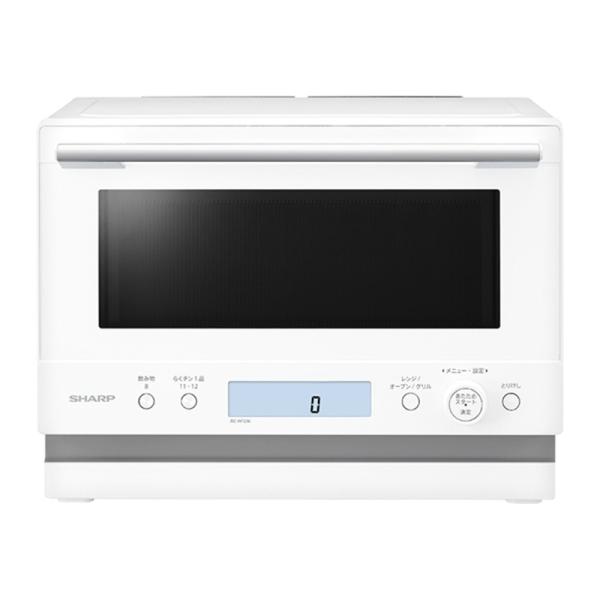 【発売日：2025年08月07日】SHARP（シャープ） オーブンレンジ　PLAINLY RE-WF236-W ホワイトお取寄せの場合の納期目安：5月下旬以降（4/30現在）・省スペース設置の角皿スチームモデル・時間や分量の設定が不要、かし...