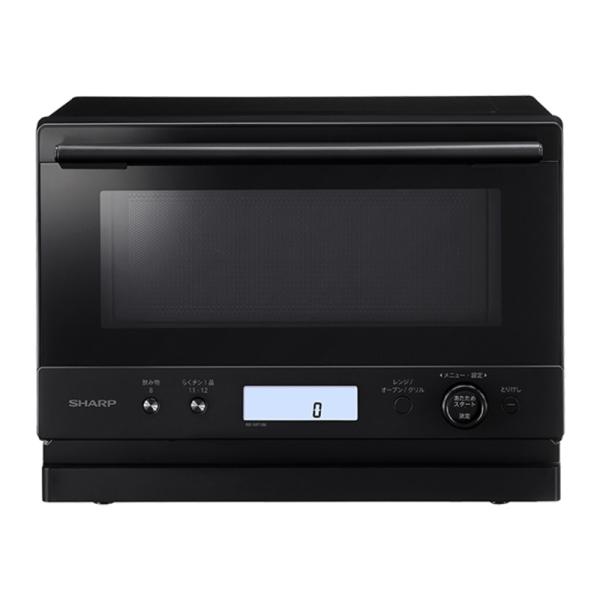 【発売日：2025年08月07日】SHARP（シャープ） オーブンレンジ　PLAINLY RE-WF186-B ブラックお取寄せの場合の納期目安：7月上旬以降（6/12現在）・コンパクトサイズながらメニュー充実・時間や分量の設定が不要、かし...