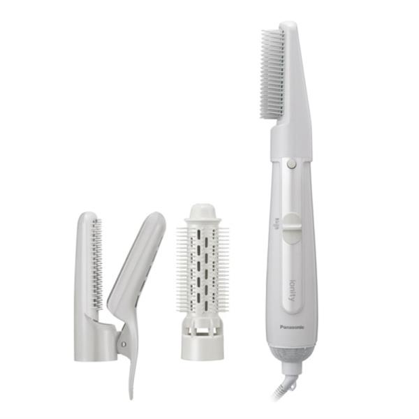 【発売日：2026年05月01日】Panasonic（パナソニック） くるくるドライヤー　イオニティ EH-KE4N-H モダングレー・サロンブローブラシで、しっかりくせ・ハネを伸ばし、浮き毛を抑えて、毛先まできれいにまとまる。・マイナスイ...