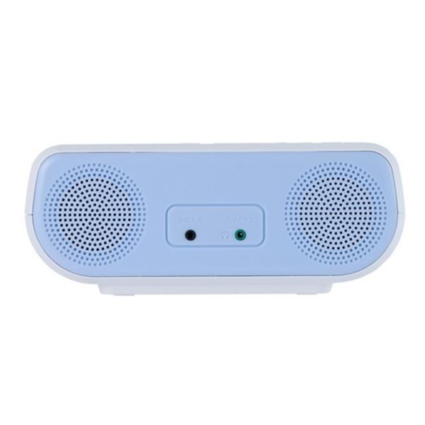 【発売日：2026年03月10日】AUREX ＣＤラジオ AX-CR30(L) ブルー・語学学習にもぴったりな音声が聴こえやすい「声くっきり機能」を搭載・横型でコンパクト・音質切替モード搭載