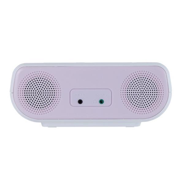 【発売日：2026年03月10日】AUREX ＣＤラジオ AX-CR30(P) ピンク・語学学習にもぴったりな音声が聴こえやすい「声くっきり機能」を搭載・横型でコンパクト・音質切替モード搭載