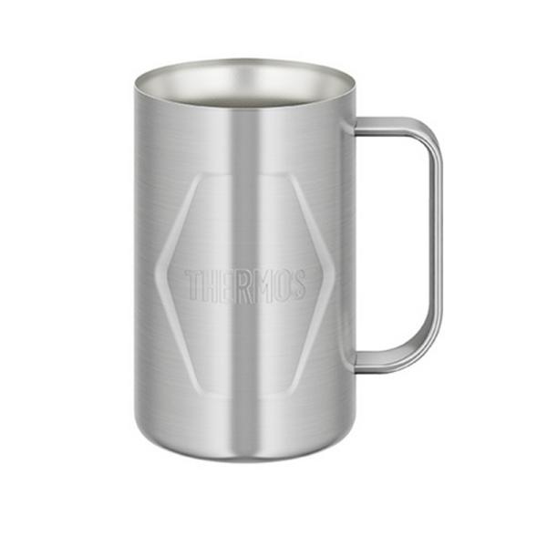 サーモス 真空断熱ジョッキ JDK-601 S2 ステンレス2（S2）・氷を入れてもたっぷり飲めるジョッキタイプ・結露しにくく快適に使用できます。・ビールにも最適