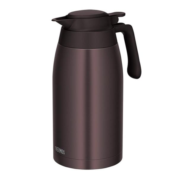 サーモス ステンレスポット　2.0Ｌ TTG-2000 BW ブラウン・食洗機対応、丸ごと洗えて衛生的・ステンレス製魔法びん構造で高い保温・保冷力・約7cmの広口仕様