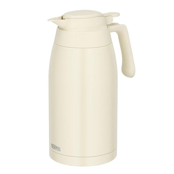 サーモス ステンレスポット　2.0Ｌ TTG-2000 IV アイボリー・食洗機対応、丸ごと洗えて衛生的・ステンレス製魔法びん構造で高い保温・保冷力・約7cmの広口仕様