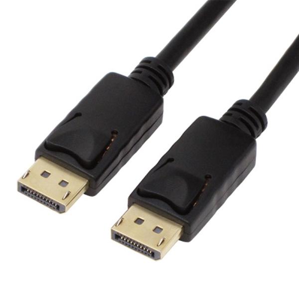 【発売日：2019年06月26日】Ainex（アイネックス） ＤｉｓｐｌａｙＰｏｒｔ　１．４対応ケーブル　１．５ｍ AMC-DP1415 ブラック・DisplayPort 1.4規格のHBR3／DSC 1.2／HDRに対応・8K 60Hz ...