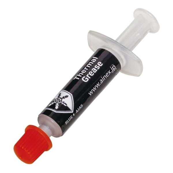 Ainex（アイネックス） 高熱伝導率グリスセット BA-GS02V ・熱伝導率18.0W/m・K・高性能CPU／GPUに適したハイエンドグリス・扱いやすい注射器タイプ