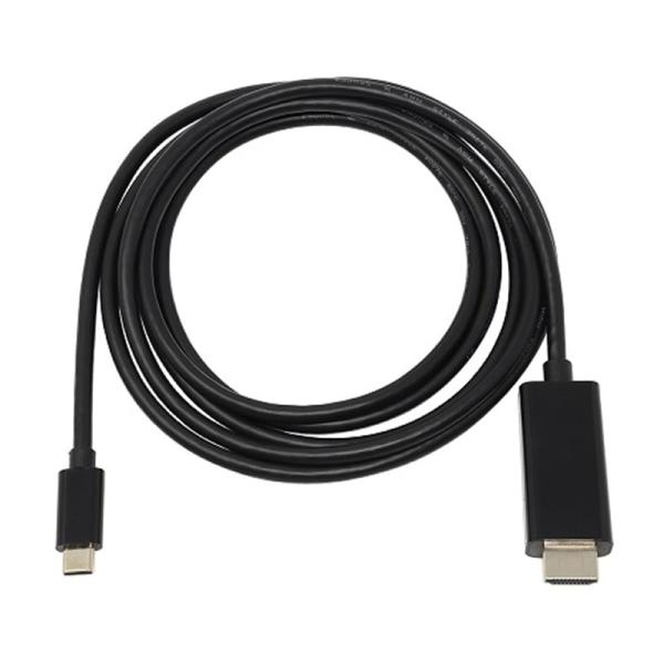 Ainex（アイネックス） USB-C - HDMIケーブル 4K30Hz対応 2m AMC-CHD20-V ・最大で4K (2160p)／30Hzの高解像度に対応・USB-C - HDMI変換ケーブル