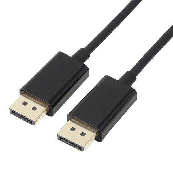 【発売日：2025年04月09日】Ainex（アイネックス） スリム&amp;ソフト ラッチなし DP1.4ケーブル 3m AMC-DPSN1430 ブラック・ラッチなし小型コネクタと柔らかいDPケーブル・DP1.4規格、8K/60Hz、4...