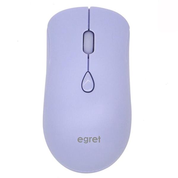 ビジネスハーモニー ワイヤレスマウス　EGRET　SweetiE EM23-S1 ラベンダーラテ・美しさと快適さが融合したワイヤレスマウス・「カチッ」としない、クリック感そのまま・地球にもお財布にもやさしい充電マウス