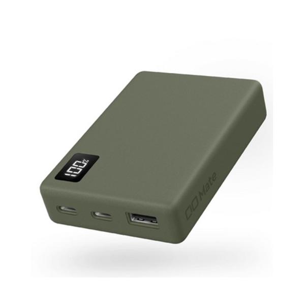 ＣＩＯ モバイルバッテリー Powerbank 001 MATE-PB001-MGR モスグリーン　容量：10,000mAh・いつでもどこでも、頼れる味方・急速充電対応・安心の大容量モバイルバッテリー