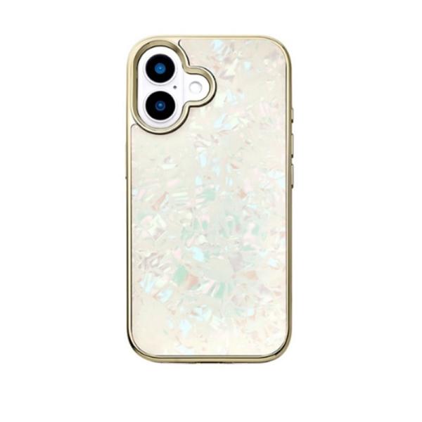 ＣＣＣフロンティア iPhone16対応　グラスシェルケース（Glass Shell Case） UNI-CSIP24M-0GSGD ゴールド【数量限定・未開封店頭在庫】・宝石のようにきらめくUNiCASEオリジナル・高さのある設計でiPh...