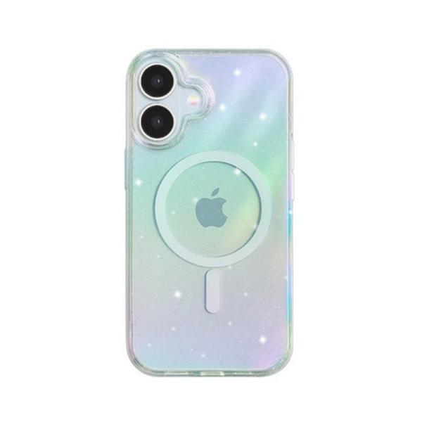 ＣＯＣＯｃａｓｅ iPhone 17対応 ラメオーロラケース 1848-17-AURORA オーロラ・MagSafe対応・iPhoneが華やかに変身・TPU素材採用で着脱簡単