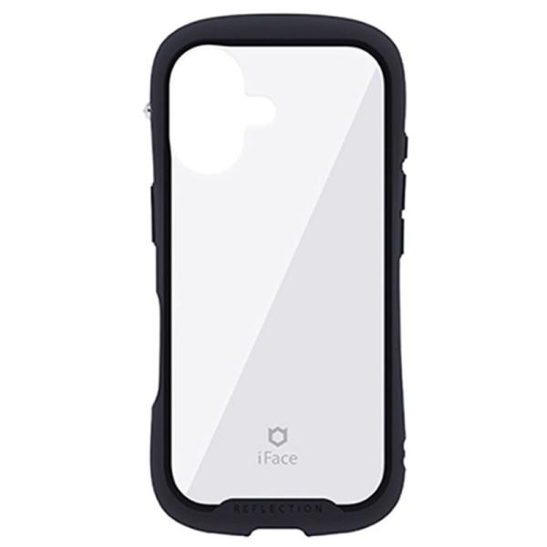 【発売日：2025年09月10日】Hamee iPhone 17用ケース　iFace Reflection 強化ガラスクリア スマホケース 41-182875 ブラック・クリアな背面に、シールや写真を入れてカスタマイズが可能・ガラス飛散防止...