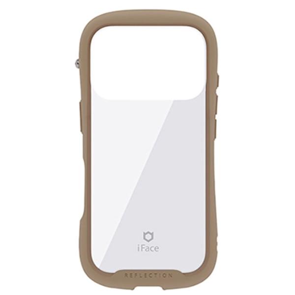 【発売日：2025年09月10日】Hamee iPhone 17 Pro用ケース　iFace Reflection 強化ガラスクリア スマホケース 41-182967 ベージュ・クリアな背面に、シールや写真を入れてカスタマイズが可能・ガラス...