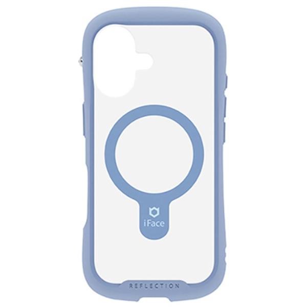 【発売日：2025年09月10日】Hamee iPhone 17用ケース　iFace Reflection MagSynq 強化ガラスクリア スマホケース 41-183186 ペールブルー・MagSafe対応の背面クリアケース。クリアな背面...