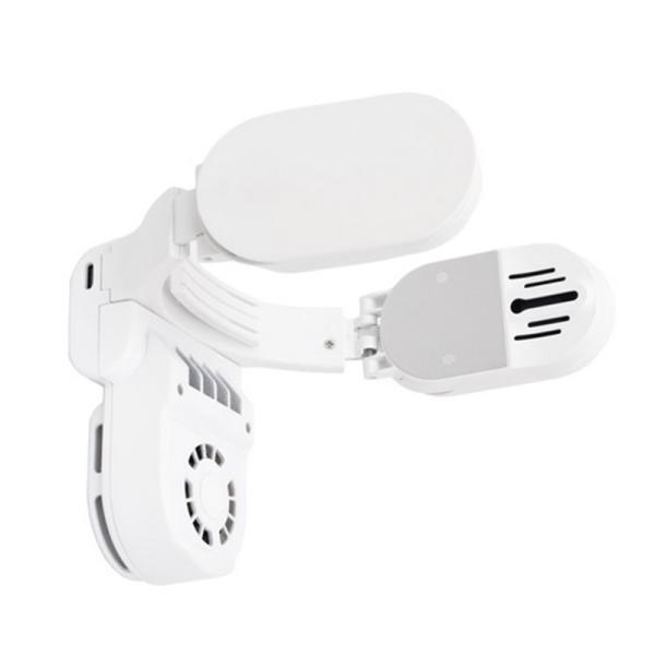 THANKO（サンコー） ネッククーラーAir TKNC23SWH ホワイト【数量限定・未開封店頭在庫】・風の涼しさ×冷却プレートの冷たさの"W冷却"・身体の熱を奪う「気化熱」の仕組みでより涼しさを感じられる・「強」・「弱」・「ゆらぎ」3つ...