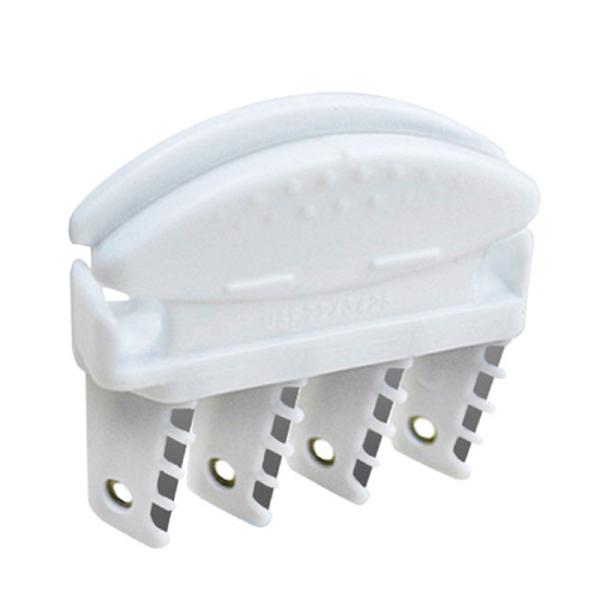 サローネ ヘアーカッター替刃（２個セット） SK-KZM03 ホワイト・サローネ ヘアカットブラシ・ヘアカットコーム専用替刃2個入り・おうちで簡単ヘアカット・日本製