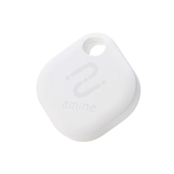 Logitec（ロジテック） amine 電池交換できる 忘れ物防止タグ for Android(TM) LGT-BETG1WHG ホワイト・Android(TM)の「Find Hub」アプリから位置を確認する忘れ物防止タグ・安心の防水・防...
