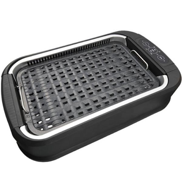 シナジートレーディング ホットプレート DSK2002 ・内部の強力吸い込みファンによって、油煙、飛散油、臭いを軽減・6段階温度調節・お手入れもラクラク