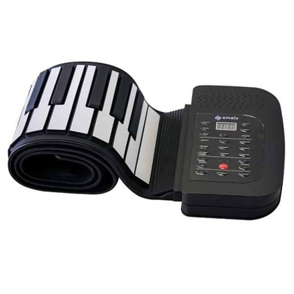 NAKAGAMI Smaly（スマリー）　ロールアップピアノ　61鍵盤 SMALY-PIANO-61A 【数量限定・未開封店頭在庫】・好きな時・好きな場所でピアノを奏でる61鍵盤・よりリアルな演奏感を追求し、黒鍵の凹凸など細部までこだわった...