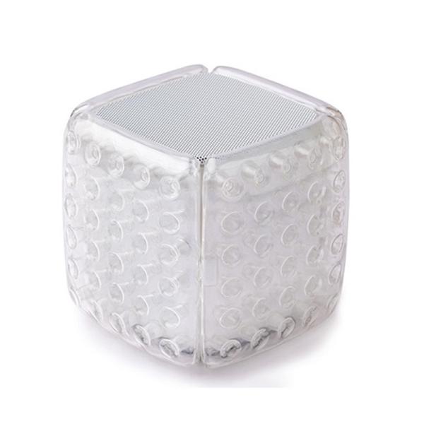 ＮＡＫＡＧＡＭＩ AIR mini SPEAKER YNG-AIR1(WH) ホワイト・キューブ型・ストラップ付属・耐衝撃仕様